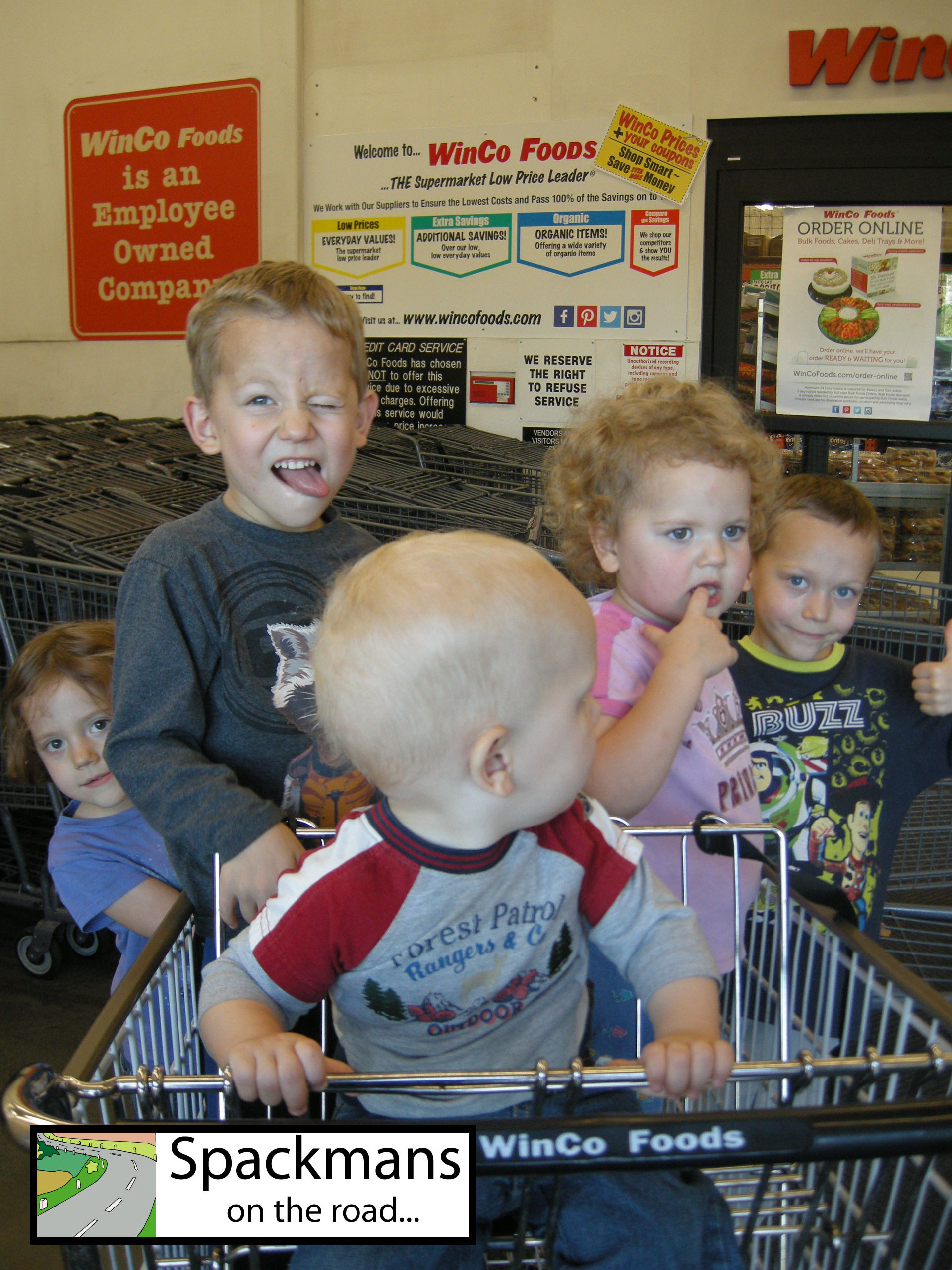 Grocery Shopping with 5 little kids – Spackmans on the Road